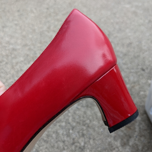 Bally | Shoes | Vintage Bally Red Leather Heels Switzerland Size 5 New ...